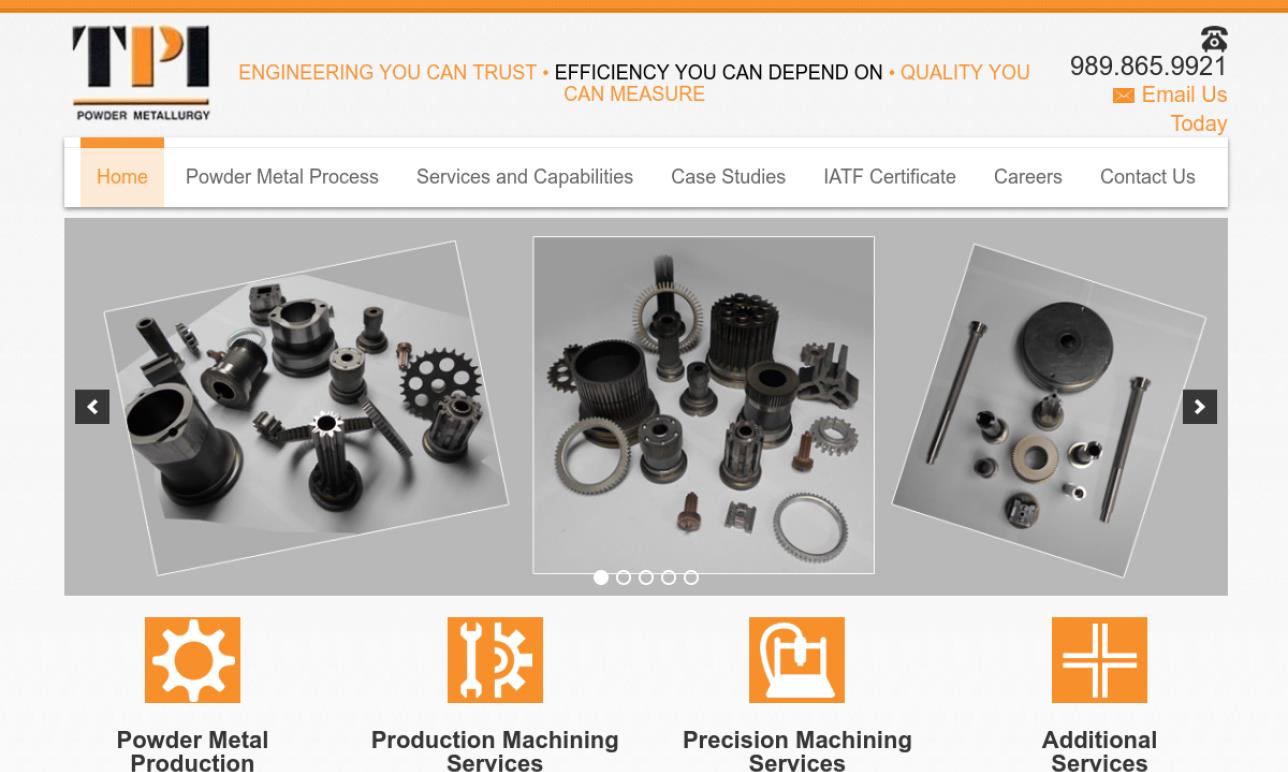 TPI Powder Metallurgy, Inc. | Powdered Metal Parts
