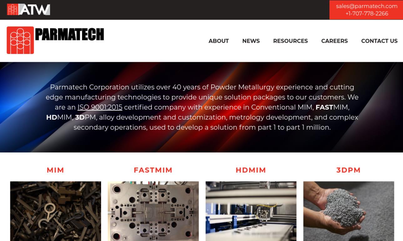 Parmatech Corporation | Powdered Metal Parts